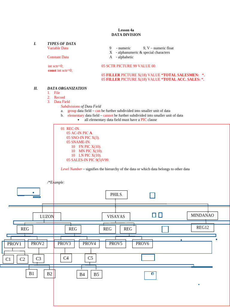 COBOL Lesson 4a | PDF | Data Type | Decimal