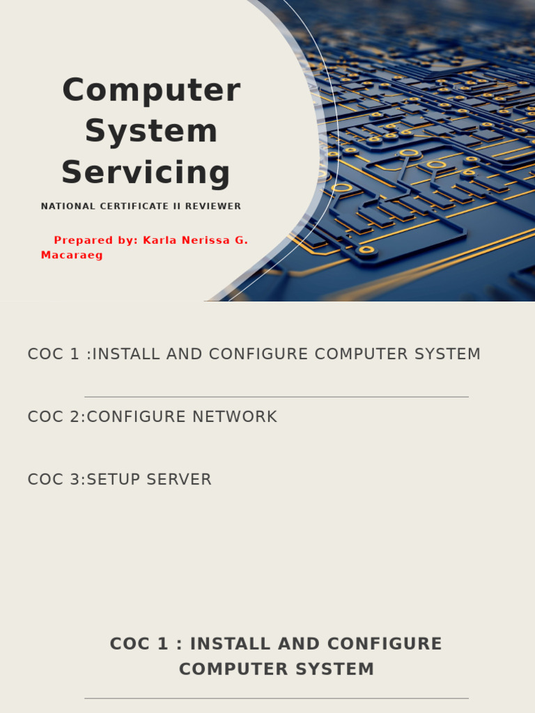 Computer System Servicing NCII | PDF | Booting | Bios