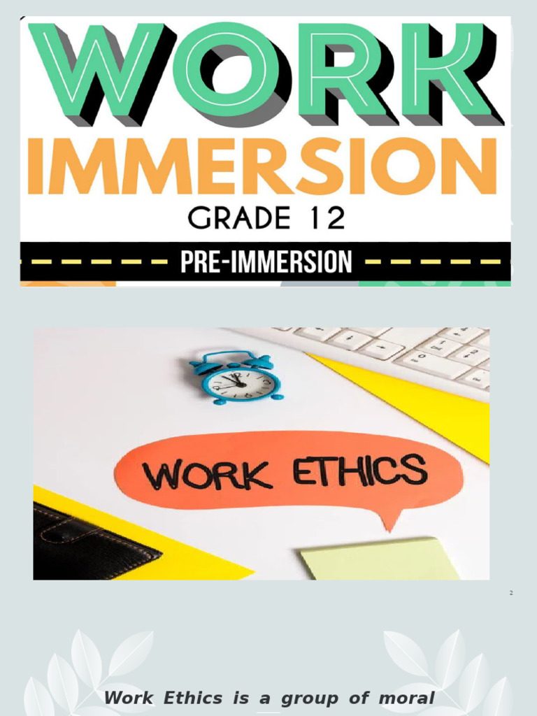 WORK ETHICS | PDF | Occupational Safety And Health | Business