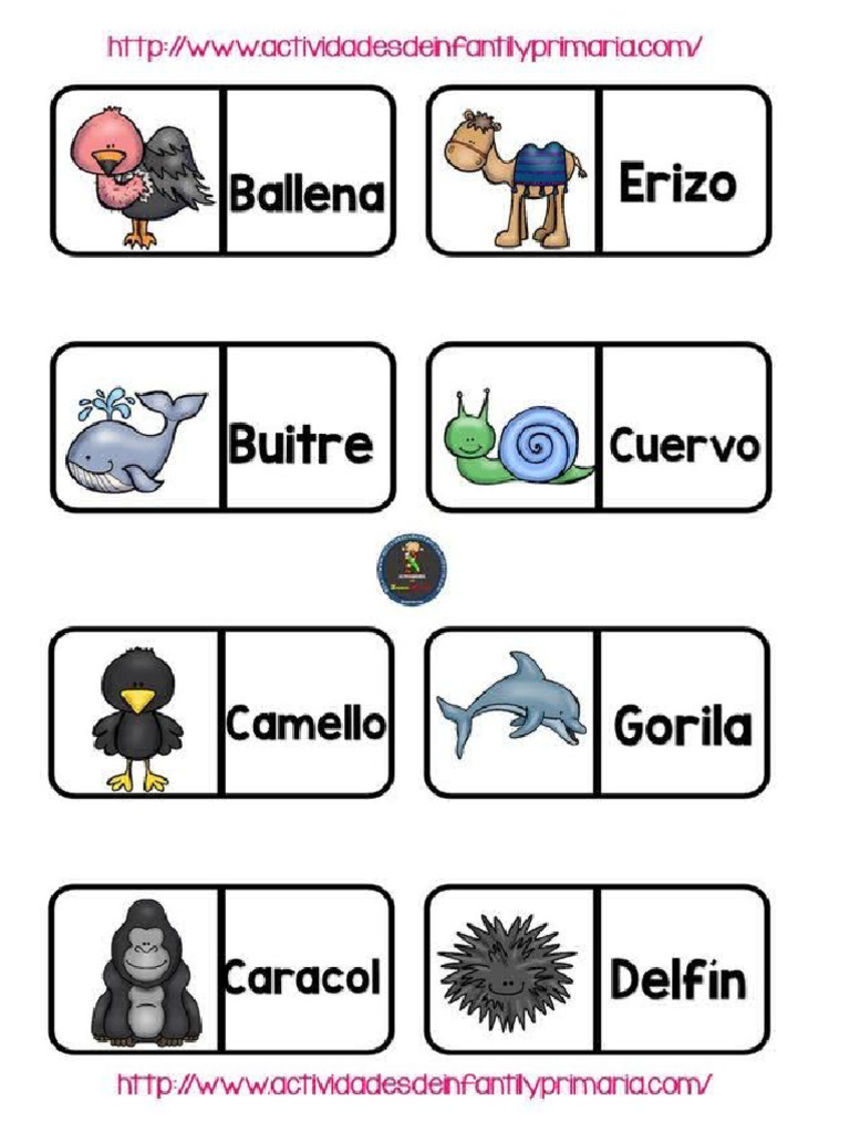 Dominó de sílabas | PDF