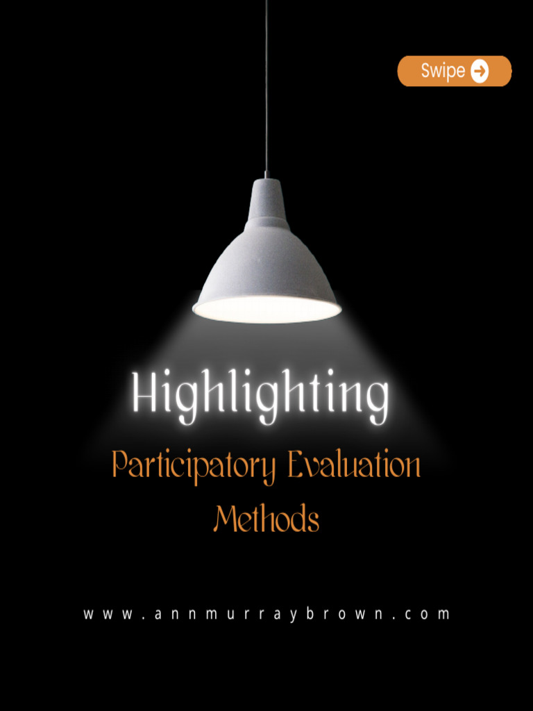 Participatory Monitoring and Evaluation Methods | PDF | Evaluation ...