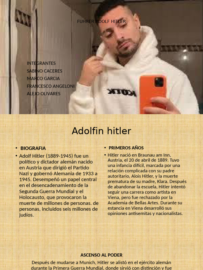 Biografía de Adolf Hitler: Ascenso y Caída | PDF | Adolf Hitler ...