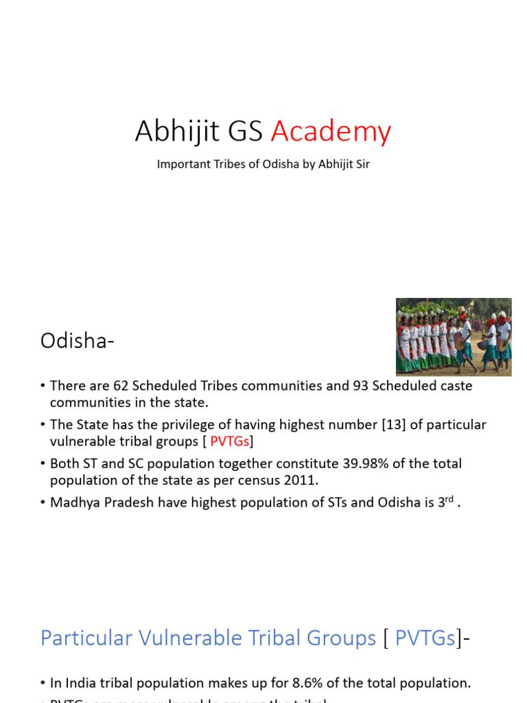 Tribes | PDF | Social Groups Of India | South Asia