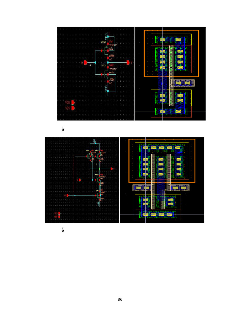 Basic Gates Layout View Ref | PDF