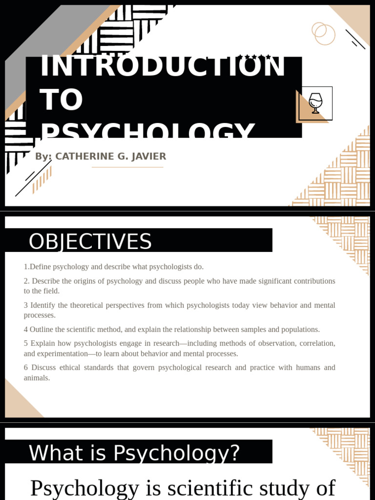 Introduction To Psychology | PDF | Psychology | Psychologist