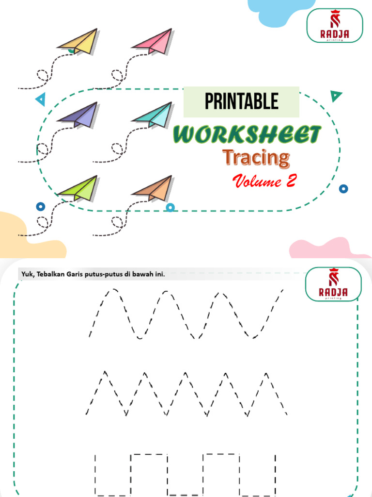35 Lembar Worksheet Menghubungkan Titik-Titik Printable Worksheet TK | PDF