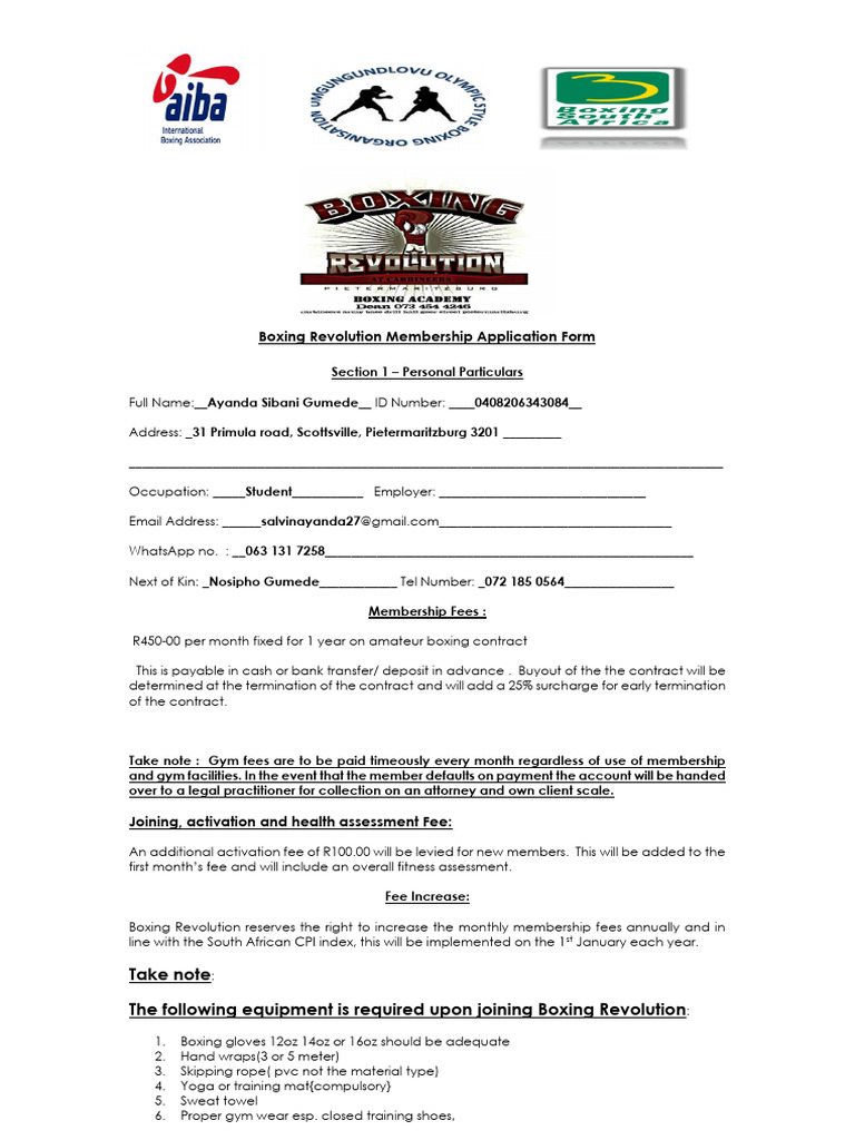 Application Revolution 450 Filled | PDF