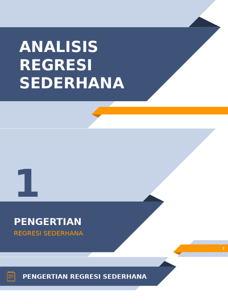 Analisis Regresi Sederhana | PDF