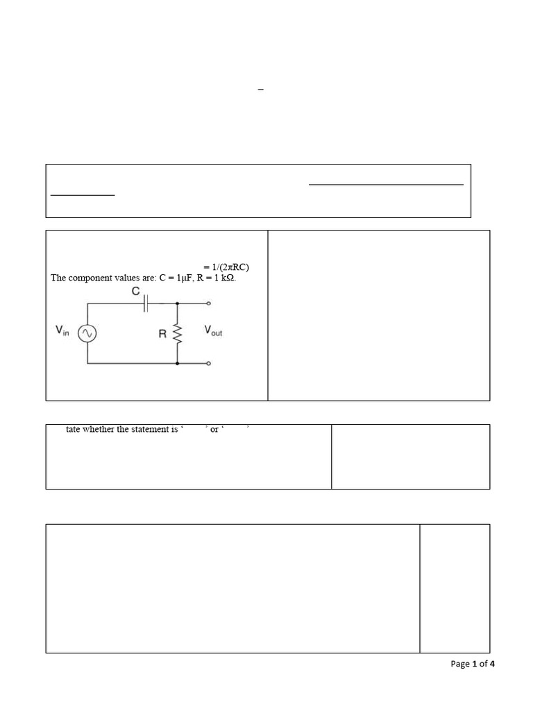 MS101 Makerspace Lab Quiz 1 | PDF | Rectifier | Electrical Network