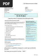 CA5403: Your National Insurance Number: About This Form | PDF | Birth ...