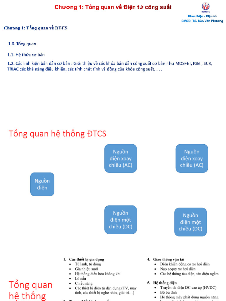 Chuong 1 Tong Quan Ve ĐTCS | PDF