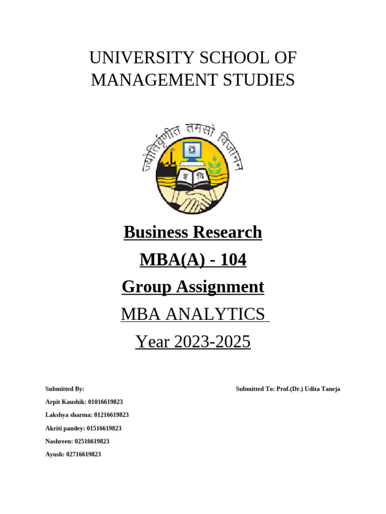 Business Research Project | PDF | Stratified Sampling | Sampling ...