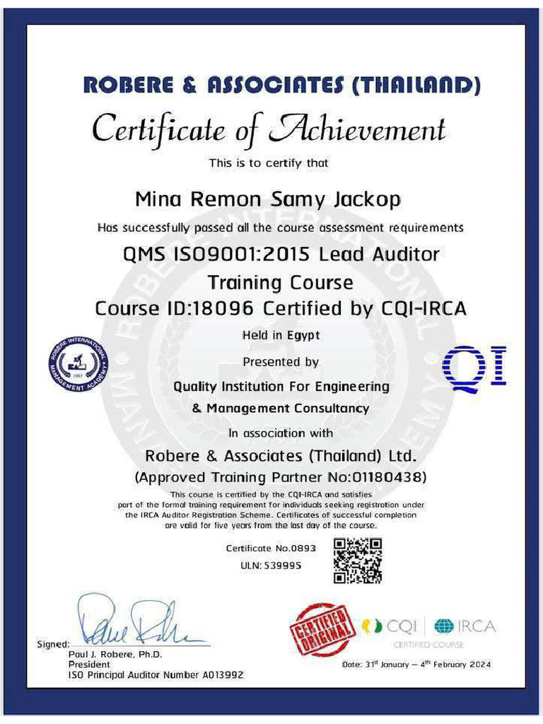 Certifications | PDF