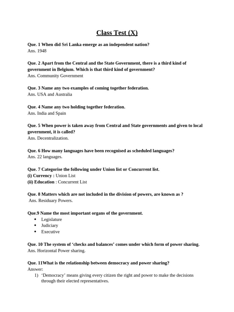 Civics ch1 & 2 | PDF | Democracy | Political Ideologies