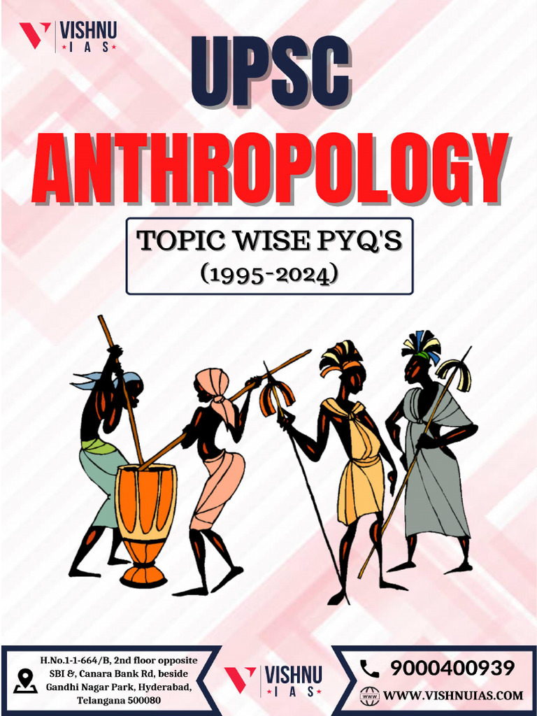UPSC Anthropology PYQs Compilation | PDF | Kinship | Homo