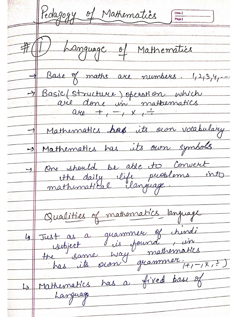 Maths Pedagogy PDF | PDF