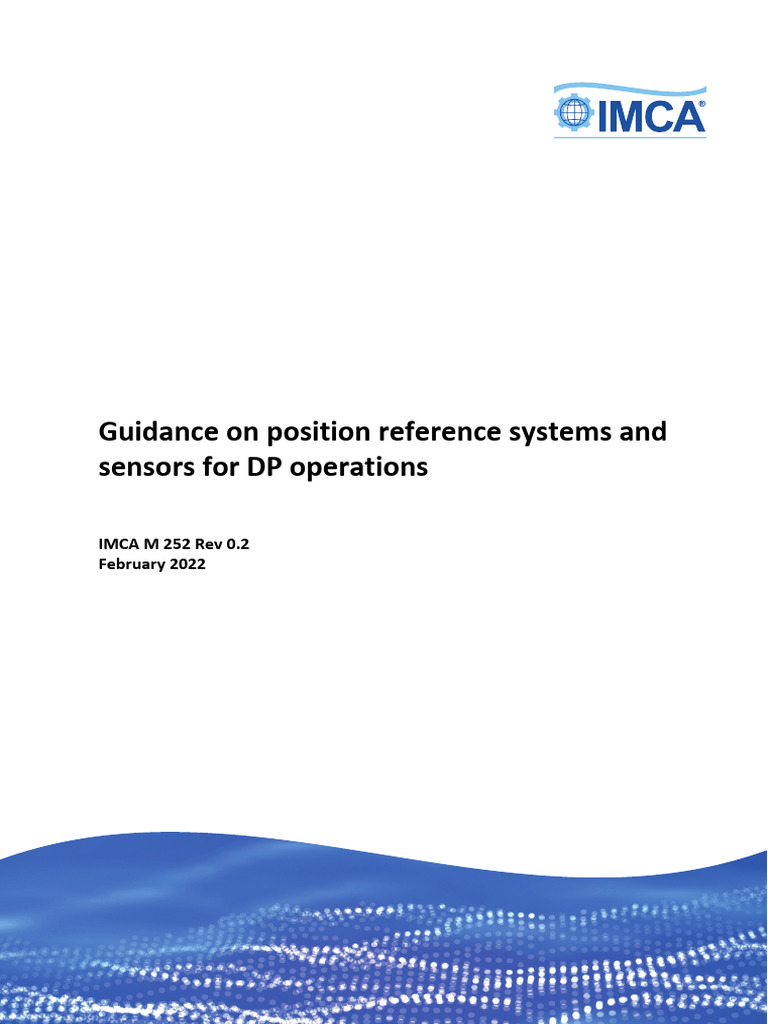 IMCA M252: DP Position Reference Systems | PDF | Radar | Navigation