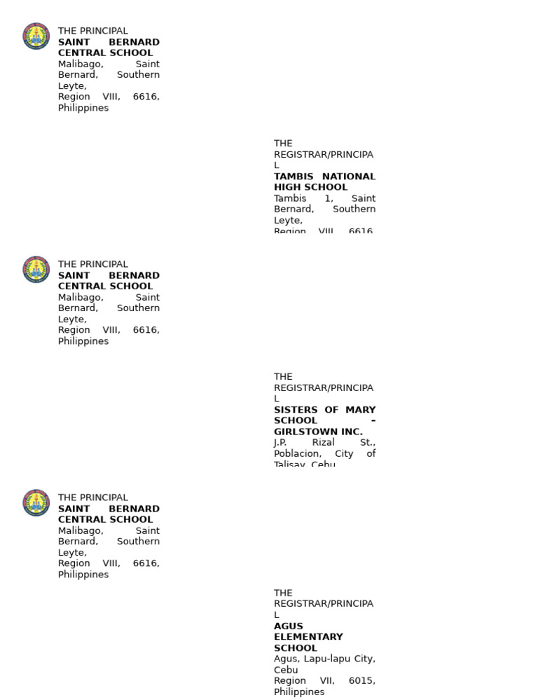 mailing envelope | PDF | Philippines