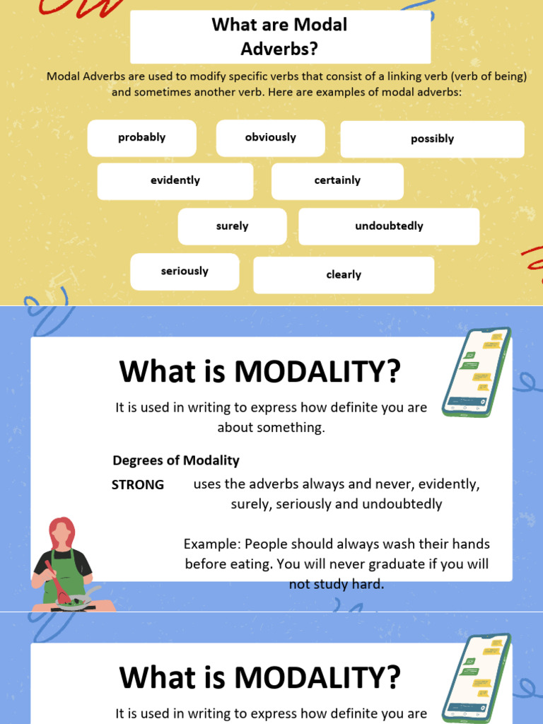 Modal Adverb | PDF | Adverb | Verb