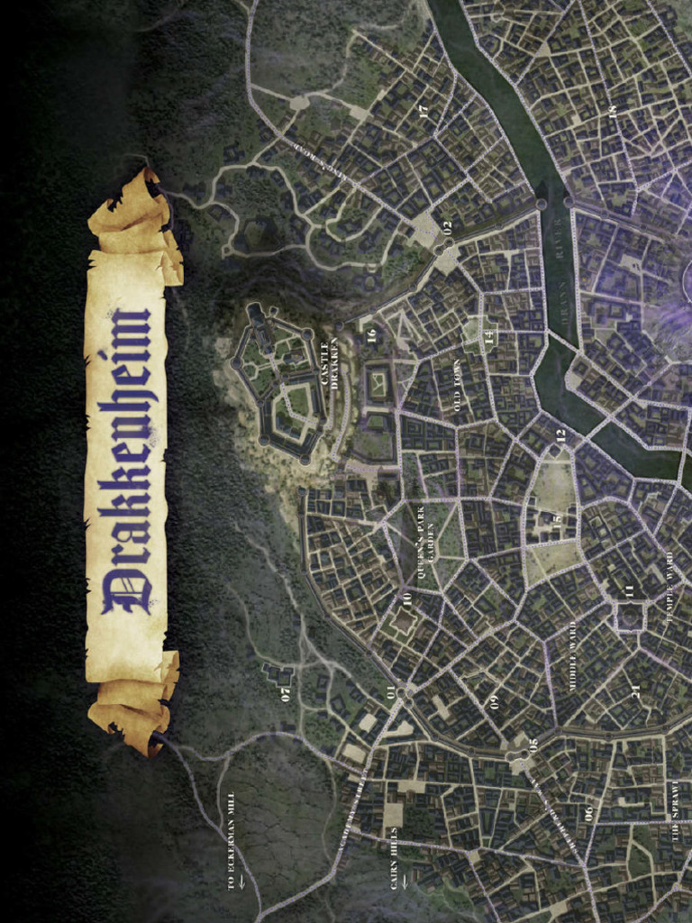 Drakkenheim Map 1 | PDF