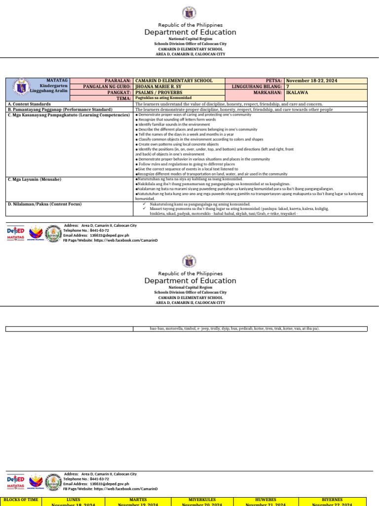 Q2 Week7 WHLP Am | PDF