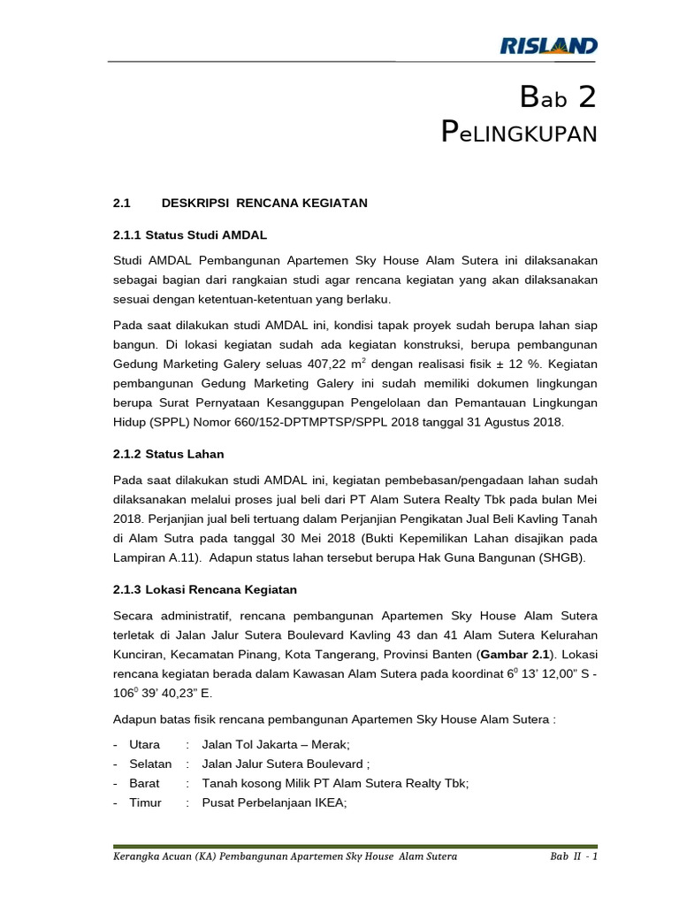 9 BAB 2 KA Sky House Bahan SIdang (Oke) New | PDF