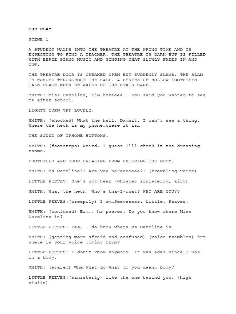 The Play Radio Drama Script | PDF | Art