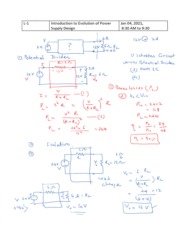 L1_L2 Introduction to Evolution of Power Supply Design | PDF