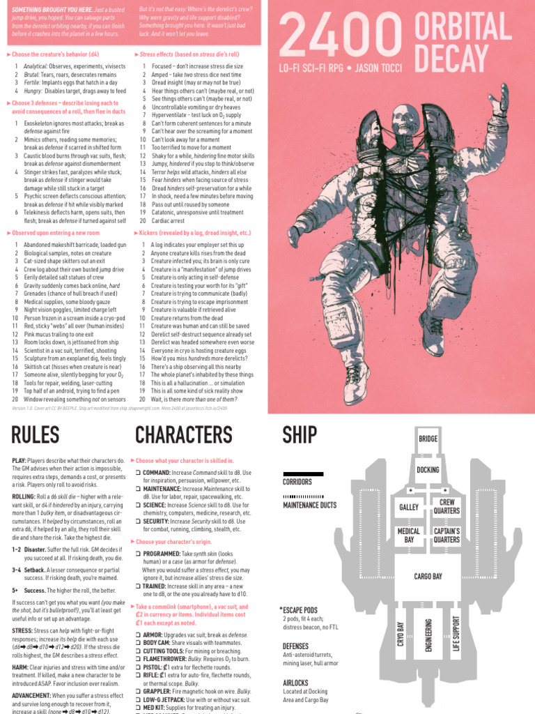 Orbital Decay: Survival in Space | PDF