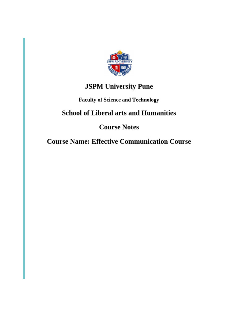 Foundations of Effective Communication | PDF | Communication ...