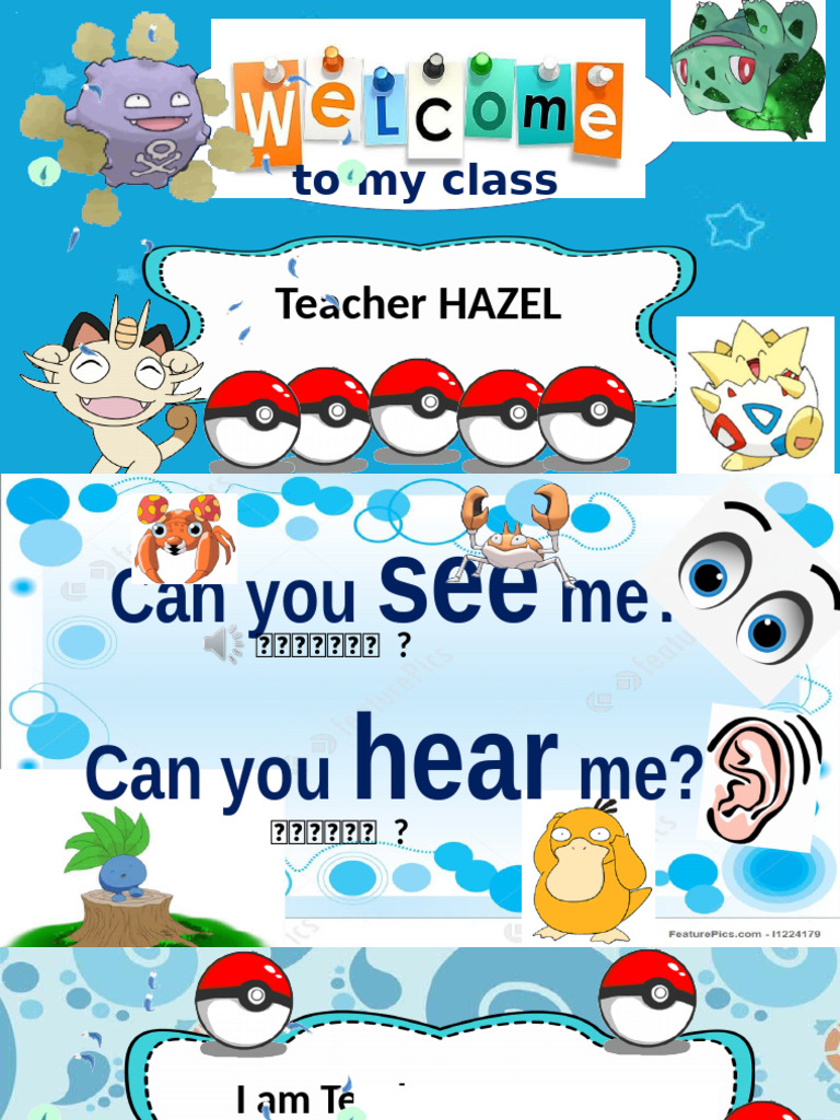 Pokemon Theme Colors and Shapes Topic 15 MINUTES TL | PDF | Language ...