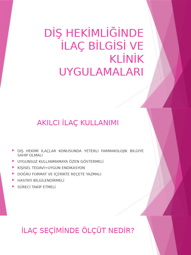 23 Disì Hekimligì Inde Ilacì Bilgisi | PDF