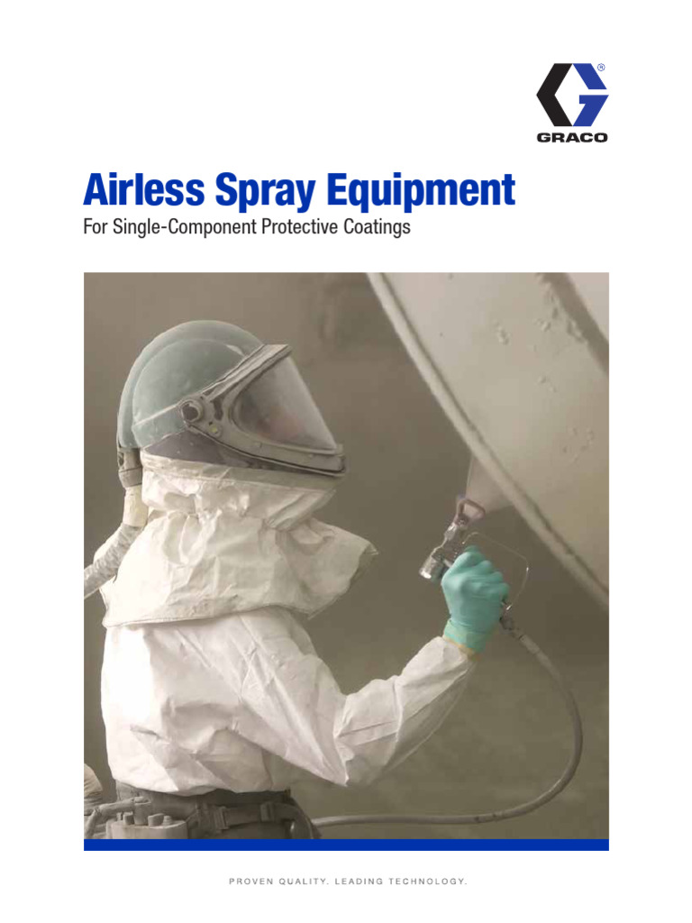 Graco Single-Leg Coating Sprayers Guide | PDF | Pump | Valve