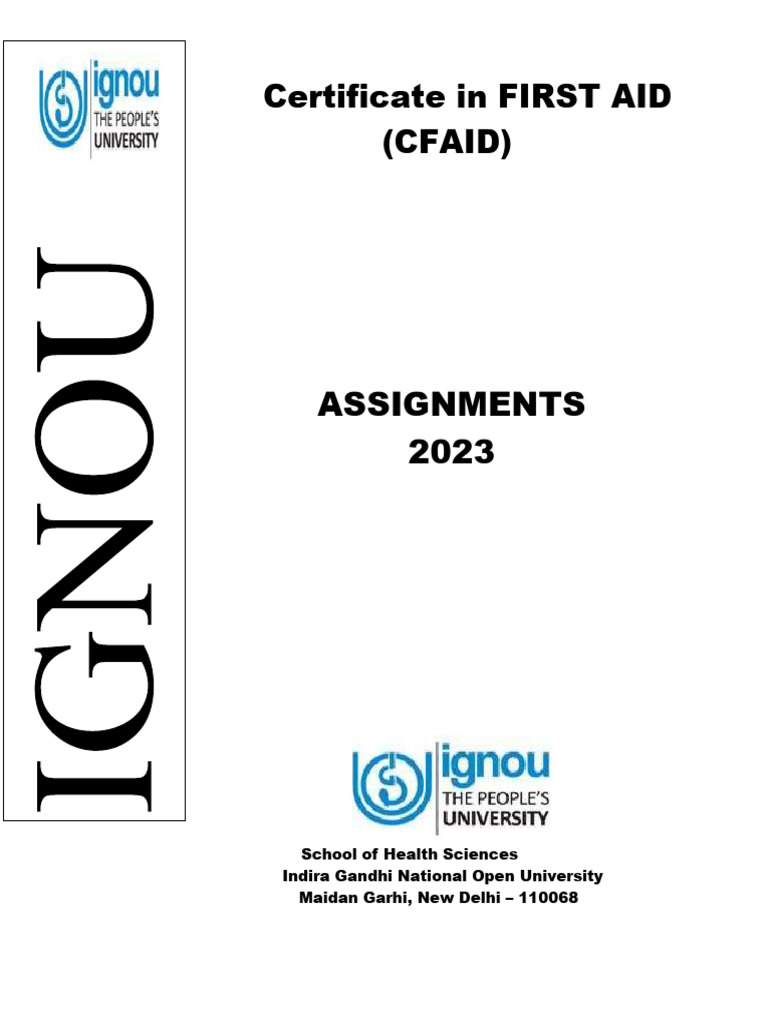 Cfaid BNS 040 2023 Assignments | PDF | Cardiopulmonary Resuscitation | Hypothermia