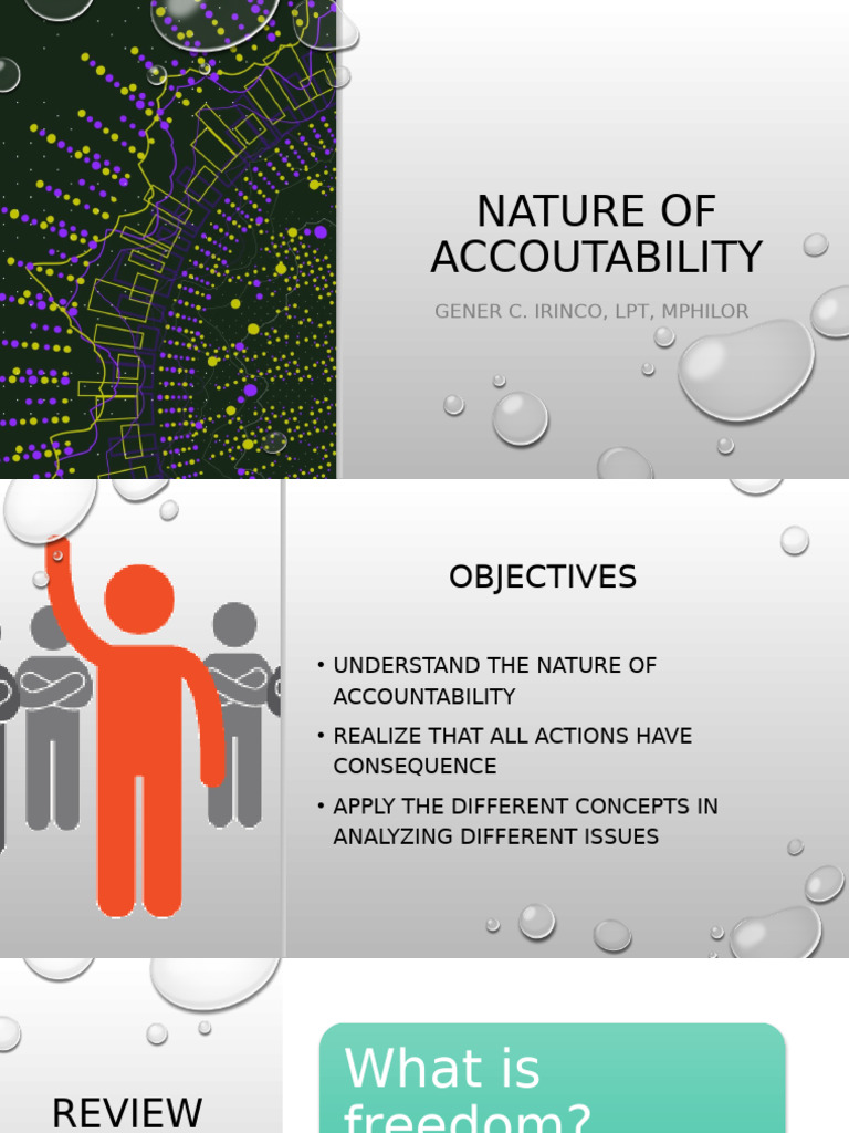 Nature of Accountability | PDF | Accountability