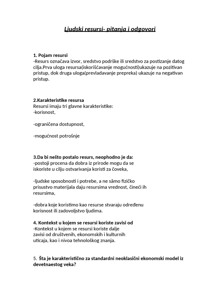 Ljudski Resursi | PDF