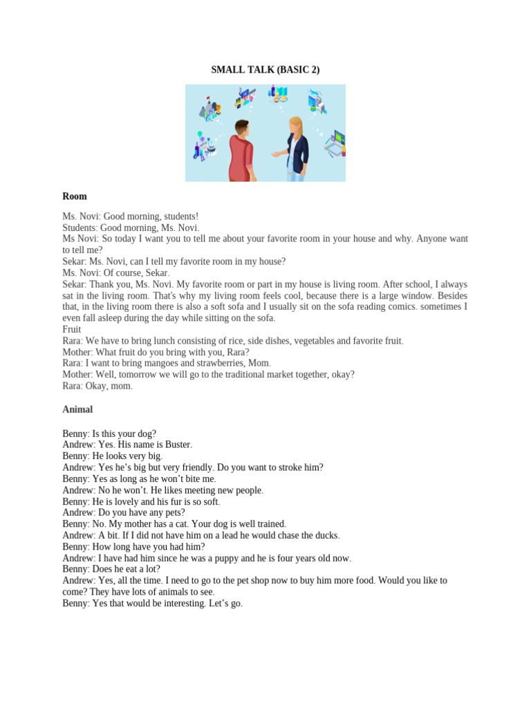Small talk b.2 | PDF