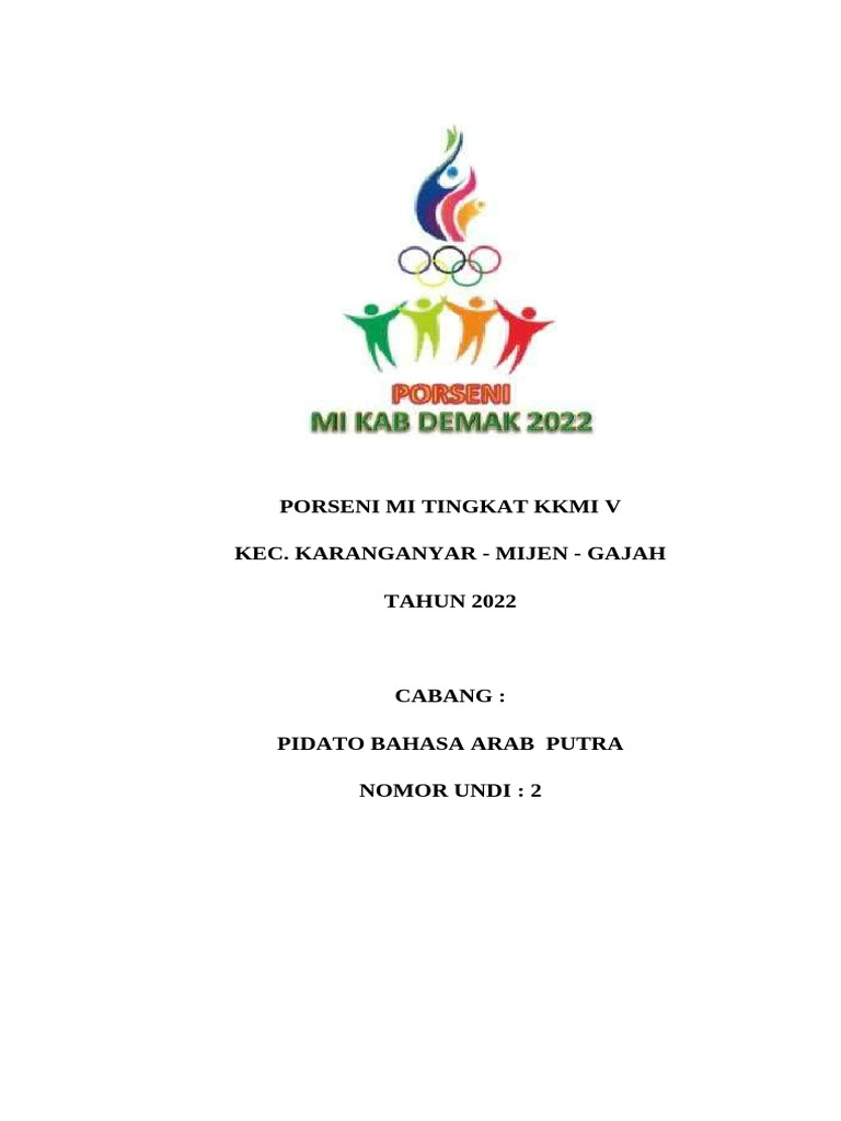 Pidato B. Arab Putra | PDF