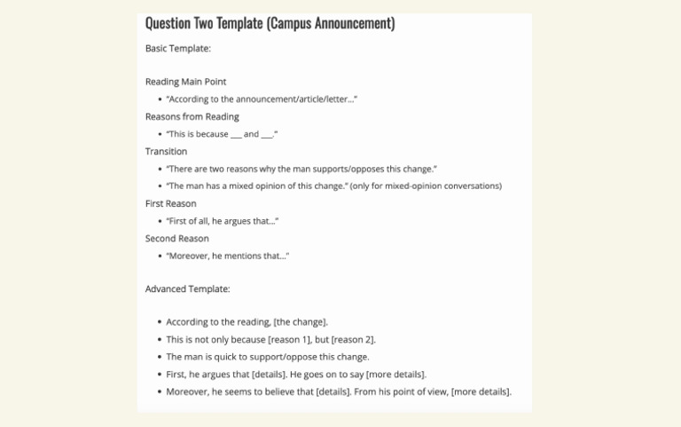 Campus Announcement Templates | PDF