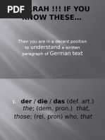 100 Basic German Words | PDF