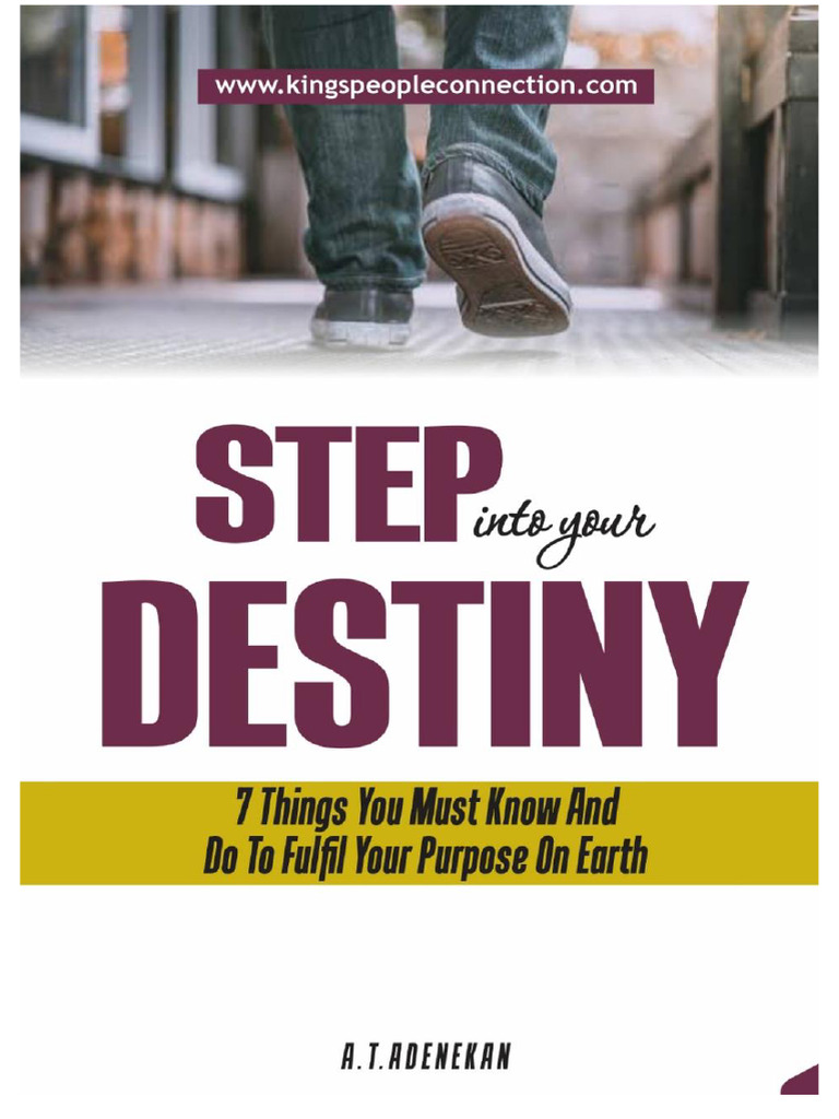 Step Into Your Destiny | PDF | Adam | Prayer