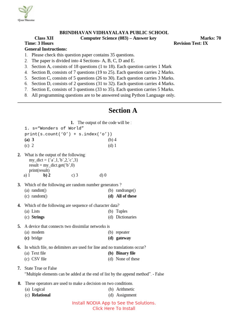CH 1-10 70m SETA | PDF | Computing | Computer Data