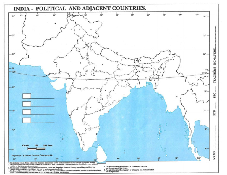 India Political Map | PDF
