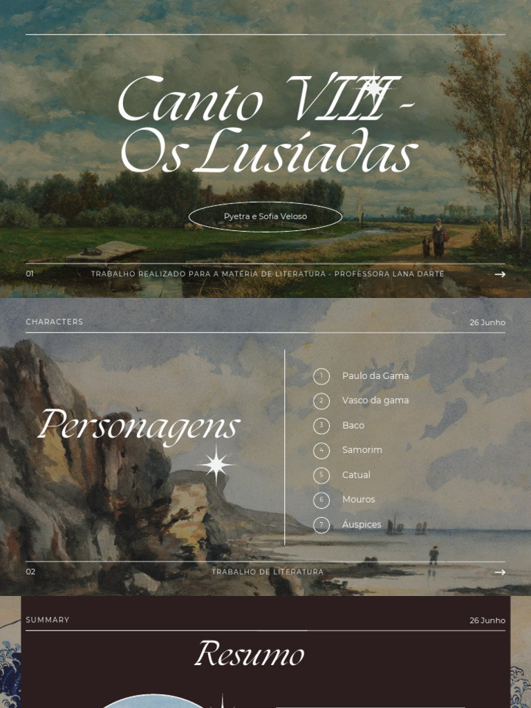 Análise do Canto VIII de Os Lusíadas | PDF | Portugal