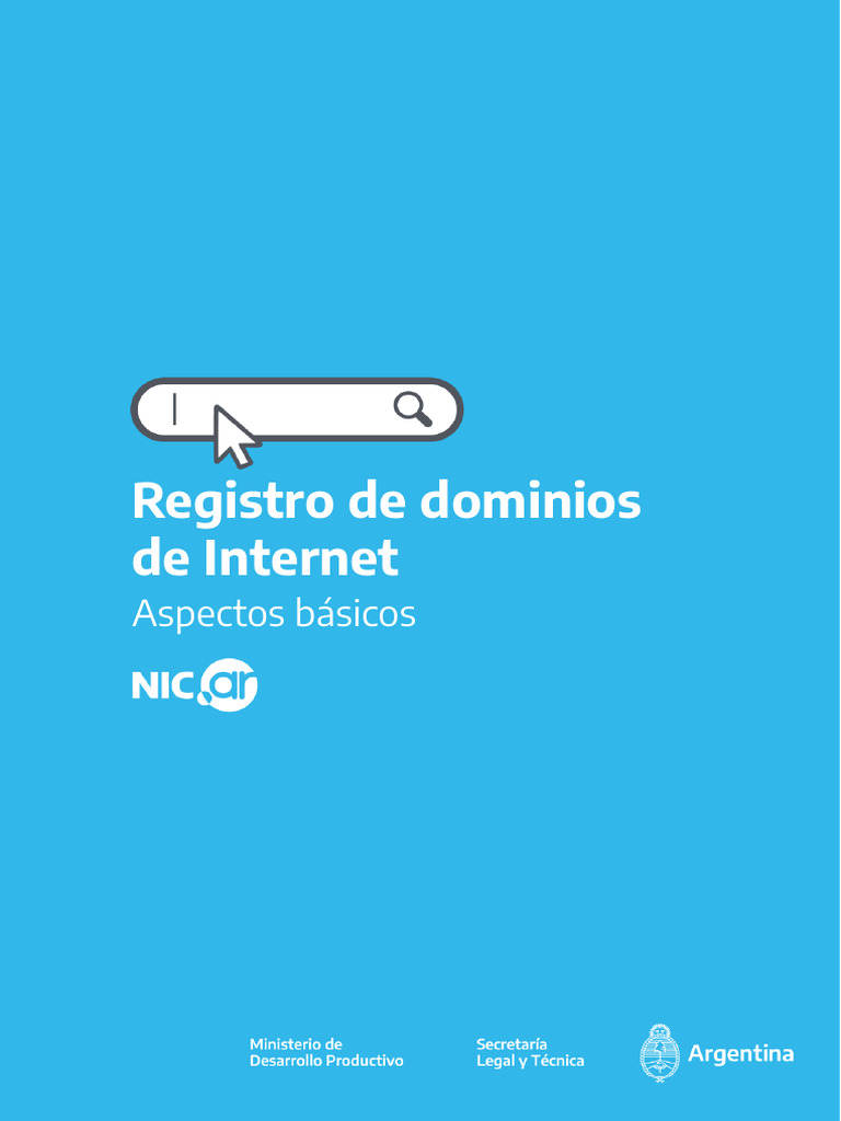 Guía para Registrar Dominios en Argentina | PDF | sistema de nombres de ...