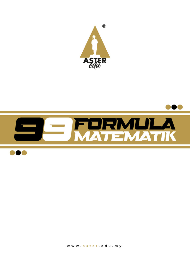 99 Formula Matematik - Latest-1 | PDF