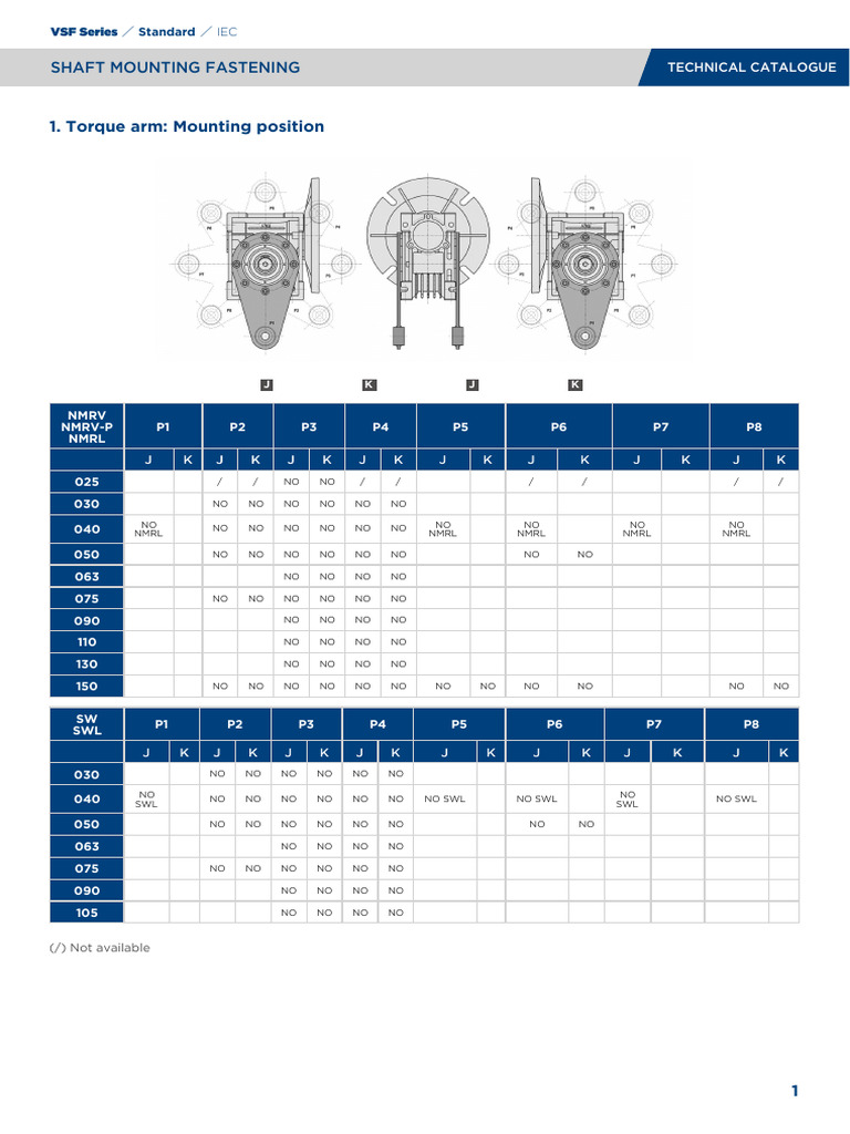 Torque Arm Mounting Positions Guide | PDF | Mechanical Engineering