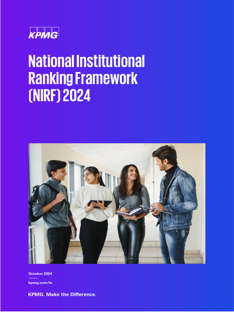 National Institutional Ranking Framework Nirf 2024 Category Specific Analysis | PDF