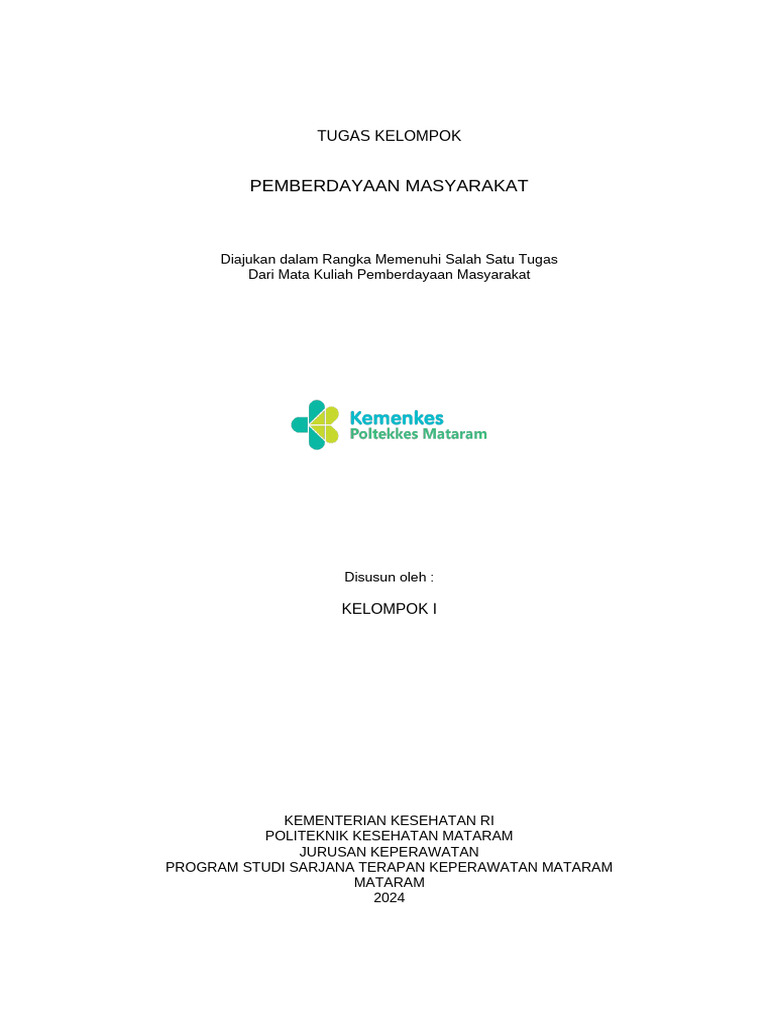 Contoh Judul Kelompok | PDF