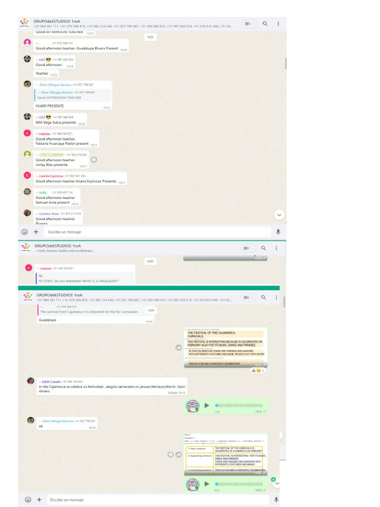 Evidencia 1ro Ingles | PDF